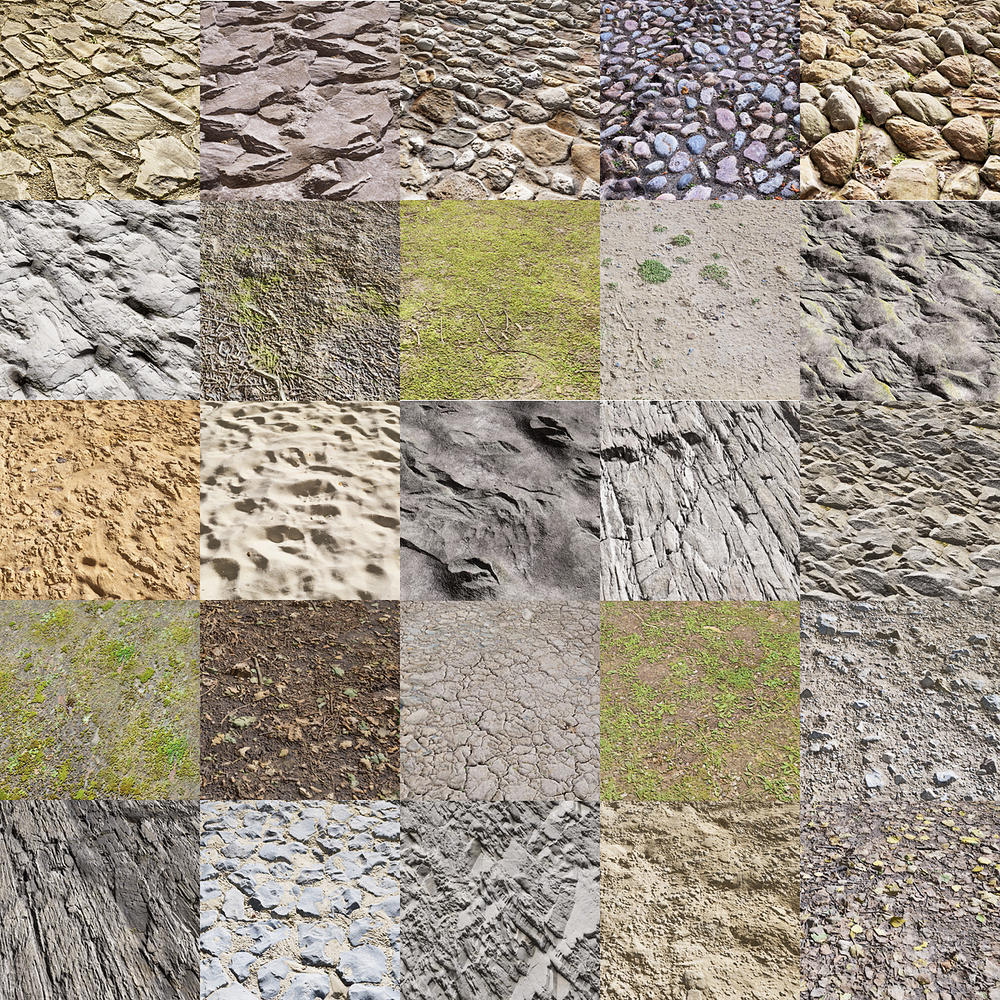 New Release: 60 High-Quality Materials are ready in Stone and Ground ...