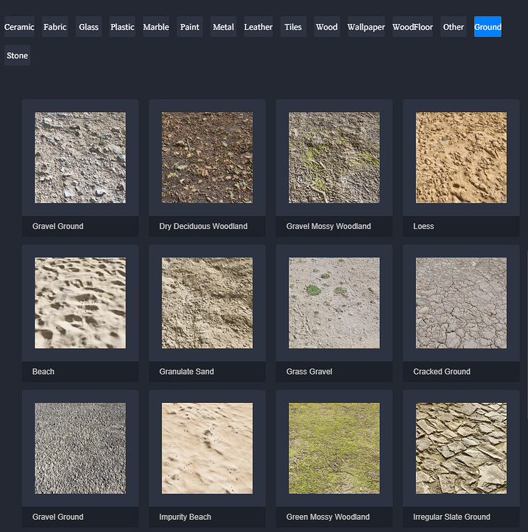 New Release: 60 High-Quality Materials are ready in Stone and Ground ...