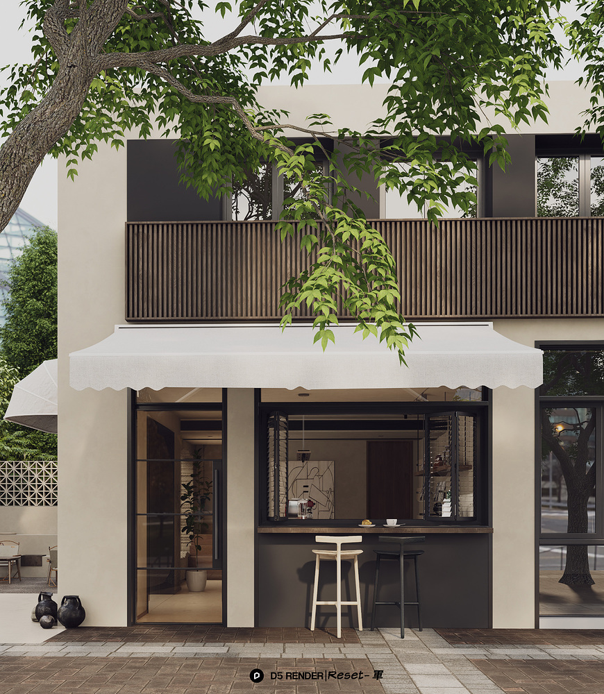 [Scene Express Vol.204] Free D5 Render Scene | Cafe - Scene Express - D5 RENDER FORUM