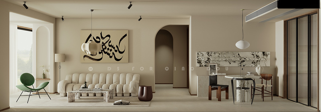 [Scene Express Vol.187] Free D5 Render Scene | Kitchen-Living room combo - Scene Express - D5 ...