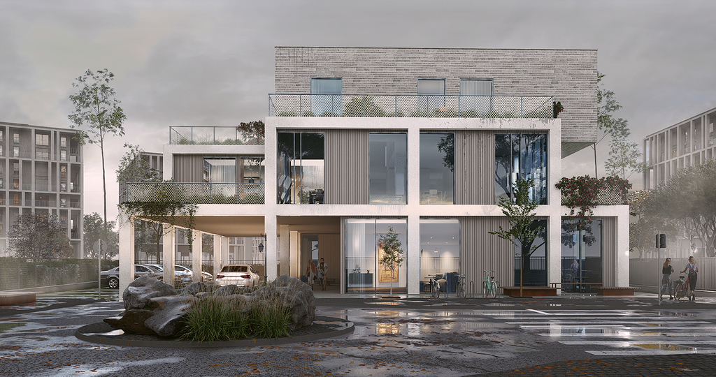 Youth Center Revit+D5 Render - Gallery - D5 RENDER FORUM