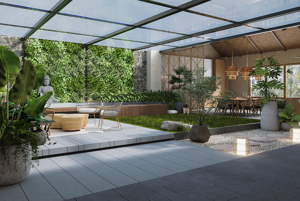 Penthouse Courtyard - Gallery - D5 RENDER FORUM