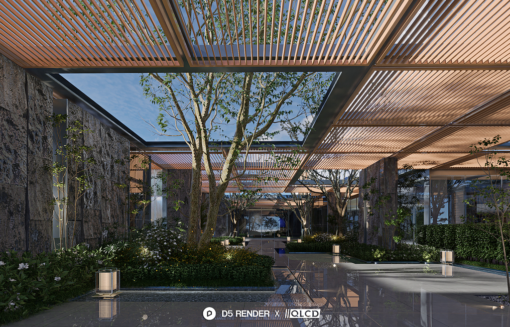 [Scene Express Vol.159] Free D5 Render Scene | Commercial zone - Scene Express - D5 RENDER FORUM