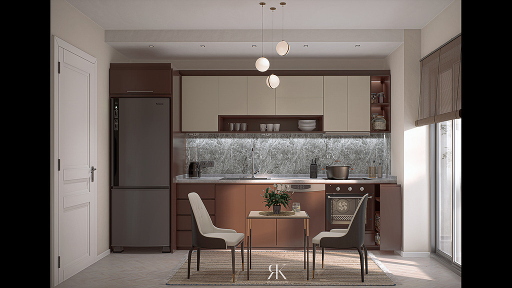 Warm Home Warm Kitchen - Gallery - D5 RENDER FORUM