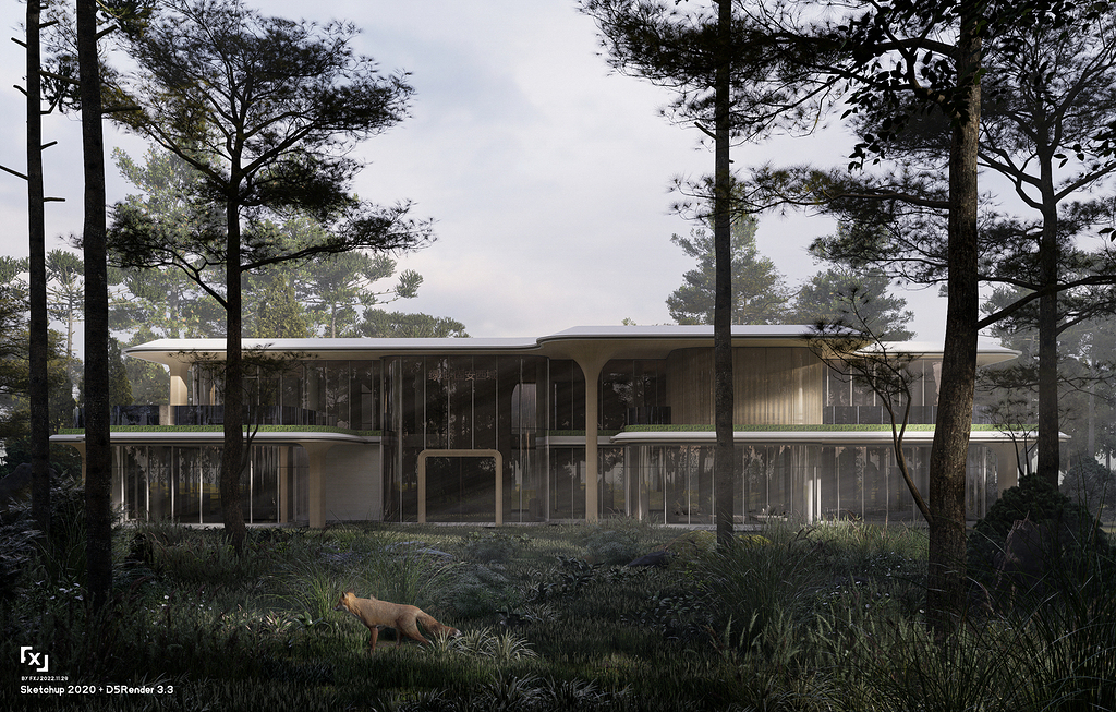 [Scene Express Vol.194] Free D5 Render Scene | Woodland buildings ...