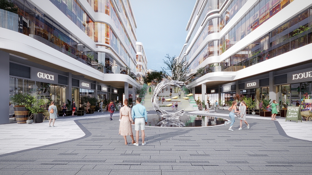 [Scene Express Vol.139] Free D5 Render Scene of Commercial Complex - Scene Express - D5 RENDER FORUM