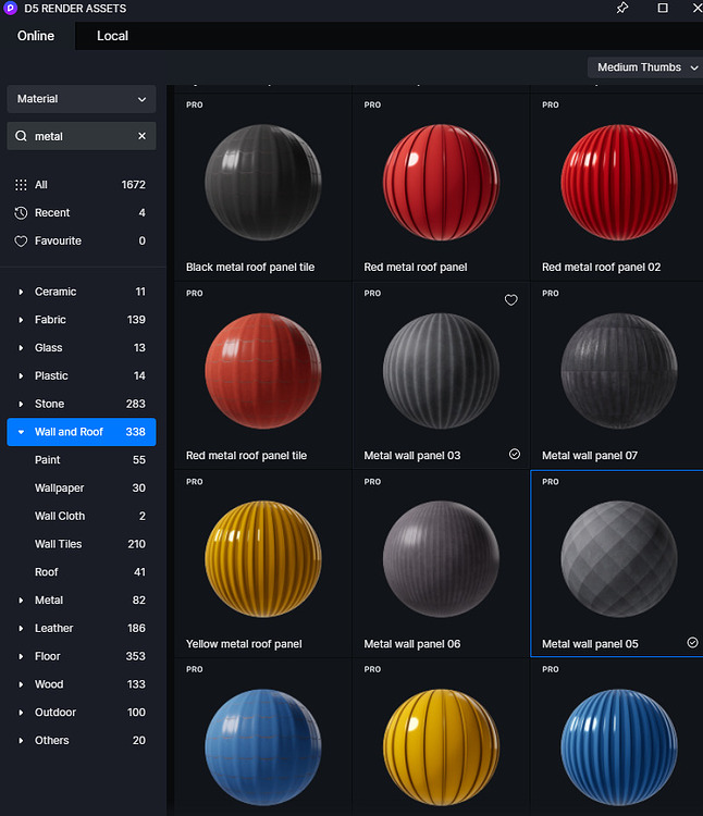 Metal facades - D5 Asset Library - D5 RENDER FORUM