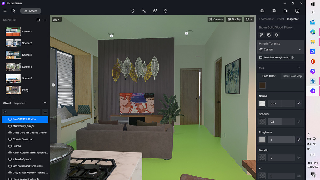Problem in applying material - How to - D5 RENDER FORUM