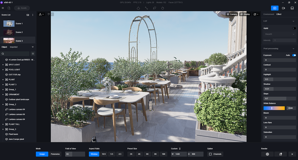 Difference between preview and rendered - Get Help - D5 RENDER FORUM