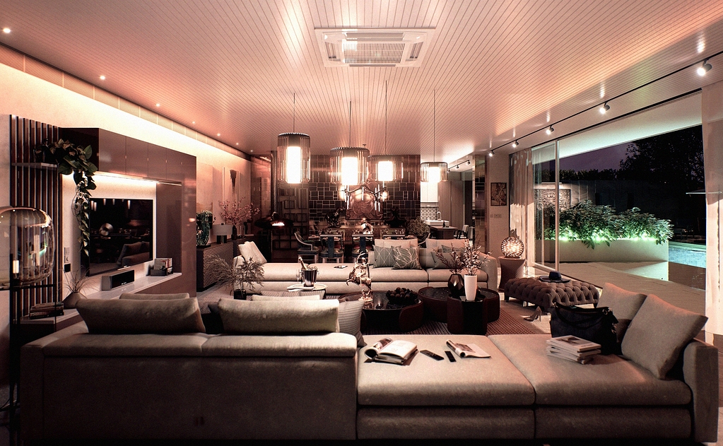 INTERIOR "La Maison en Long" - Gallery - D5 RENDER FORUM