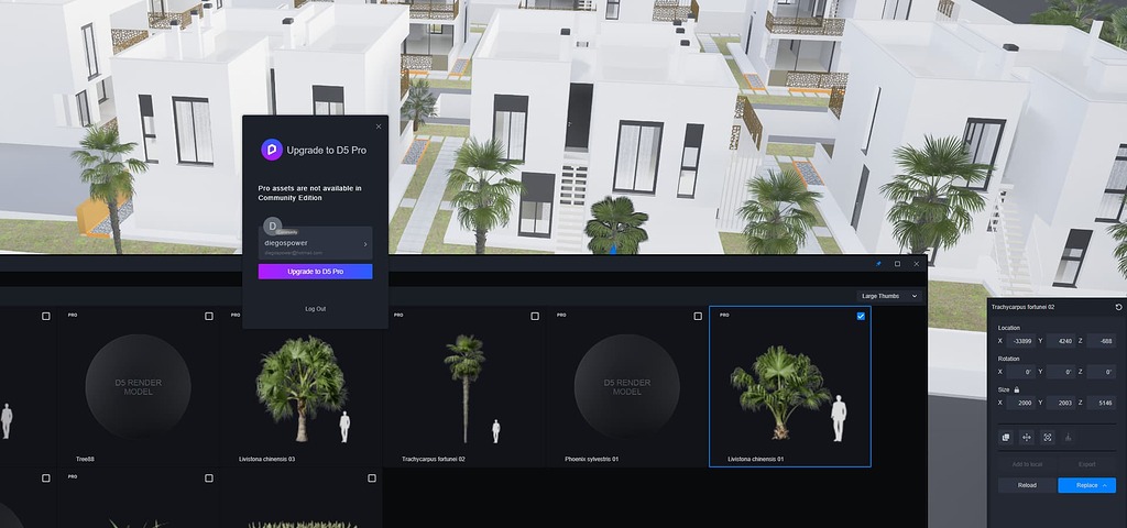 Problem with PRO account - How to - D5 RENDER FORUM