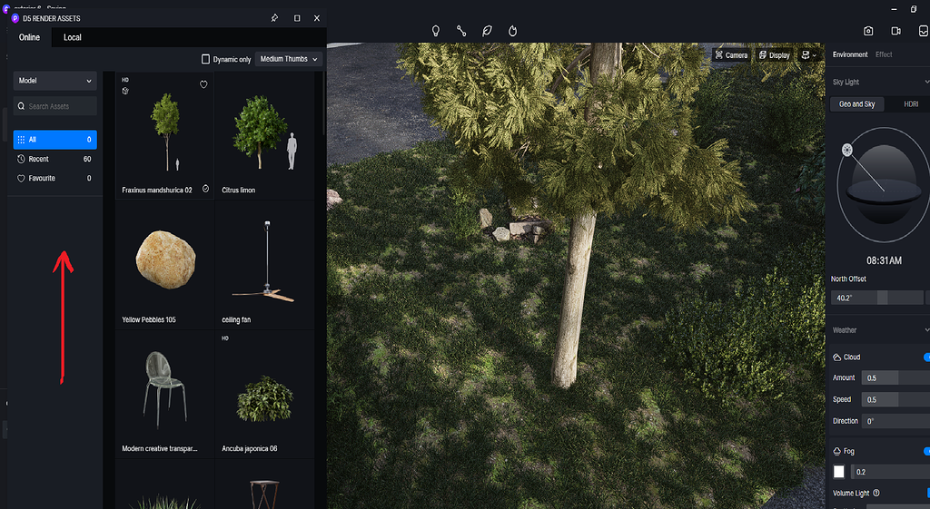 My online asset library are empty - Get Help - D5 RENDER FORUM