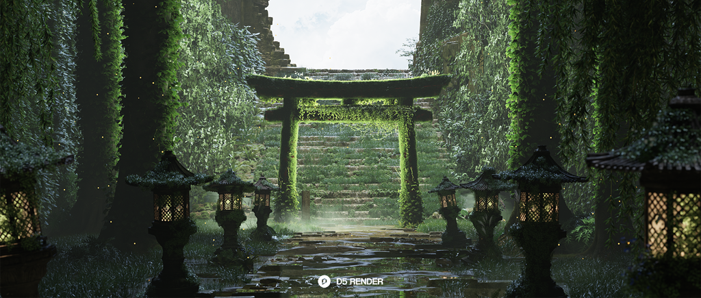 [Scene Express Vol.206] Free D5 Render Scene | Torii - Scene Express - D5 RENDER FORUM