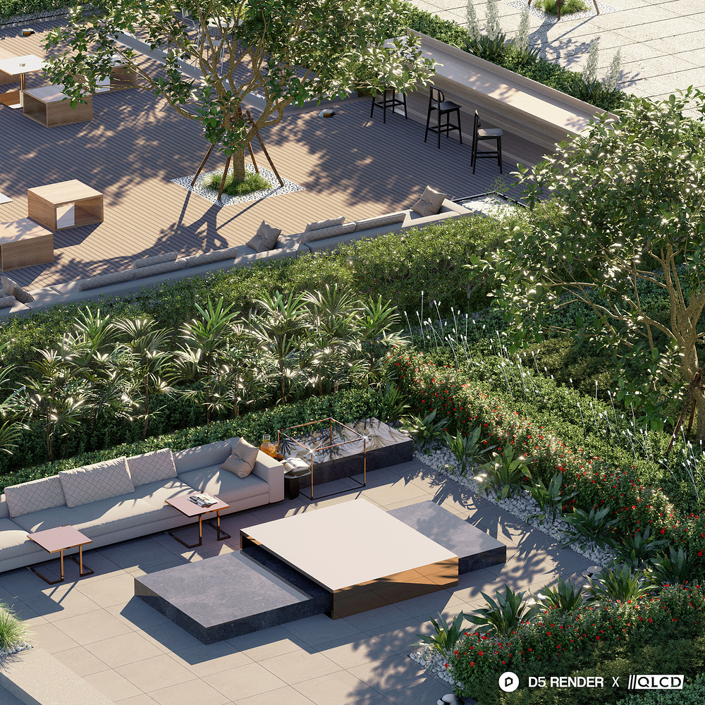 [Scene Express Vol.178] Free D5 Render Scene | Villa with garden - Scene Express - D5 RENDER FORUM