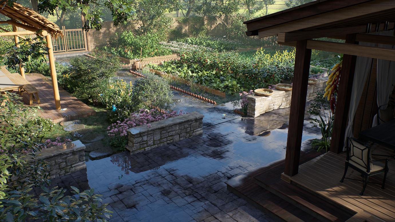 [Scene Express Vol.149]Vegetable Garden with Crops from D5 Asset ...