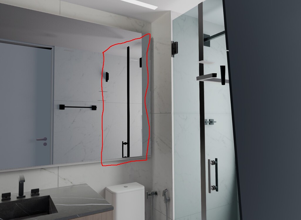 Glass does not appear in a reflection - Tech Support - D5 RENDER FORUM