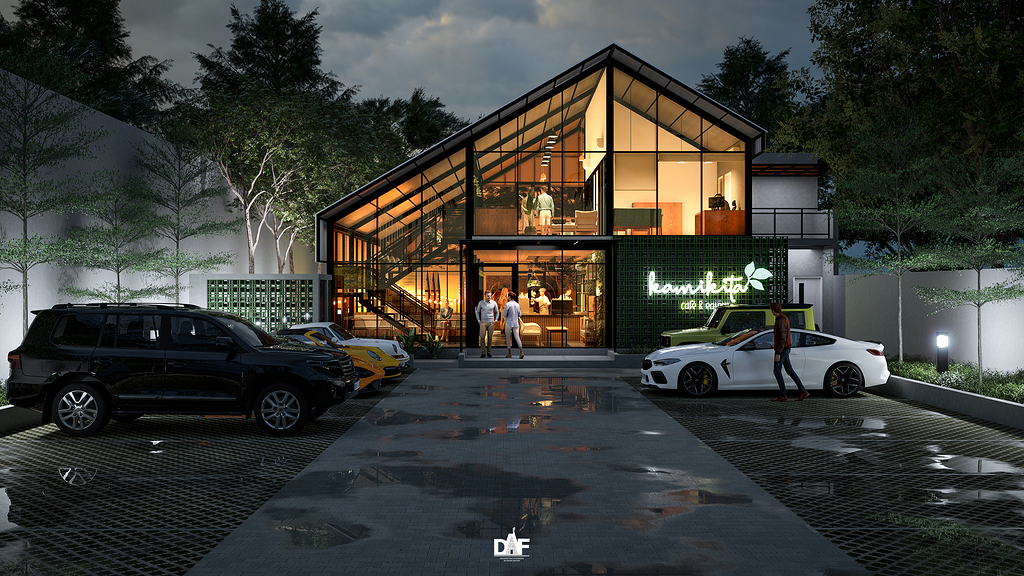 Cafe Rendering - Gallery - D5 RENDER FORUM