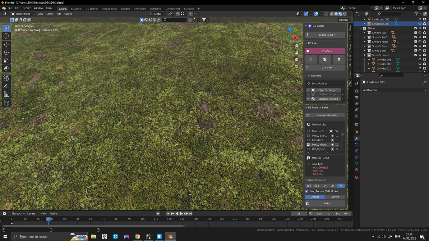 D5 render Convert From Blender. resulting a very pixelated texture and holes - How to - D5 ...