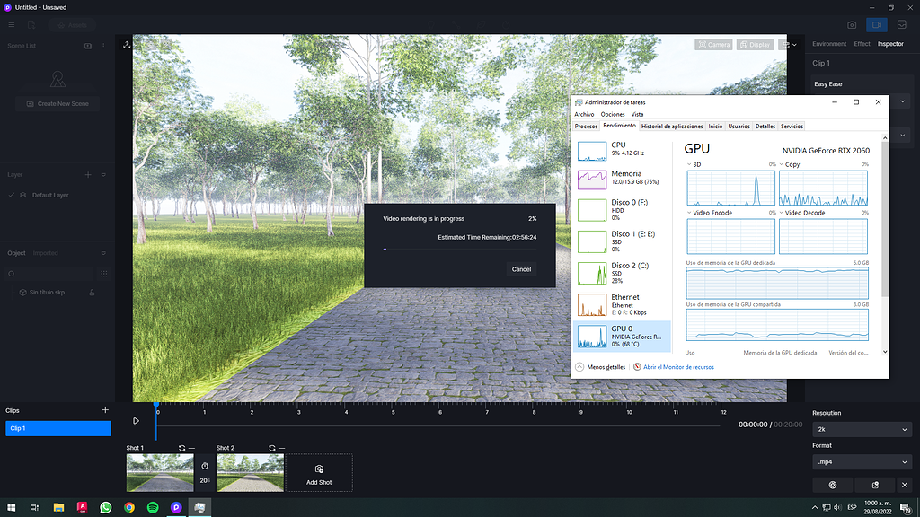 Cant render video with the grass material on - Get Help - D5 RENDER FORUM Cant render video with the grass material on - Get Help - D5 RENDER FORUM