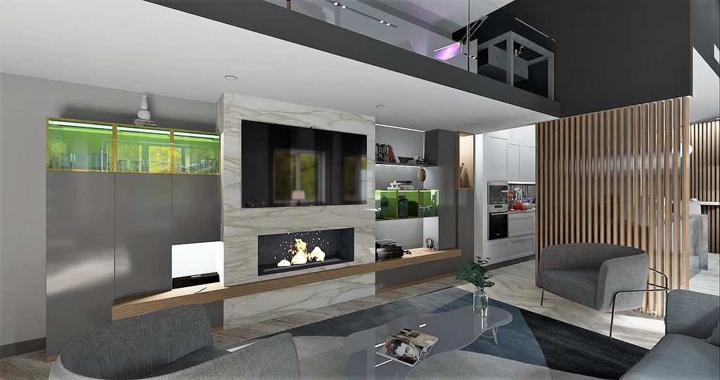 [D5 Render Challenge]Living kitchen small studies - Gallery - D5 RENDER ...