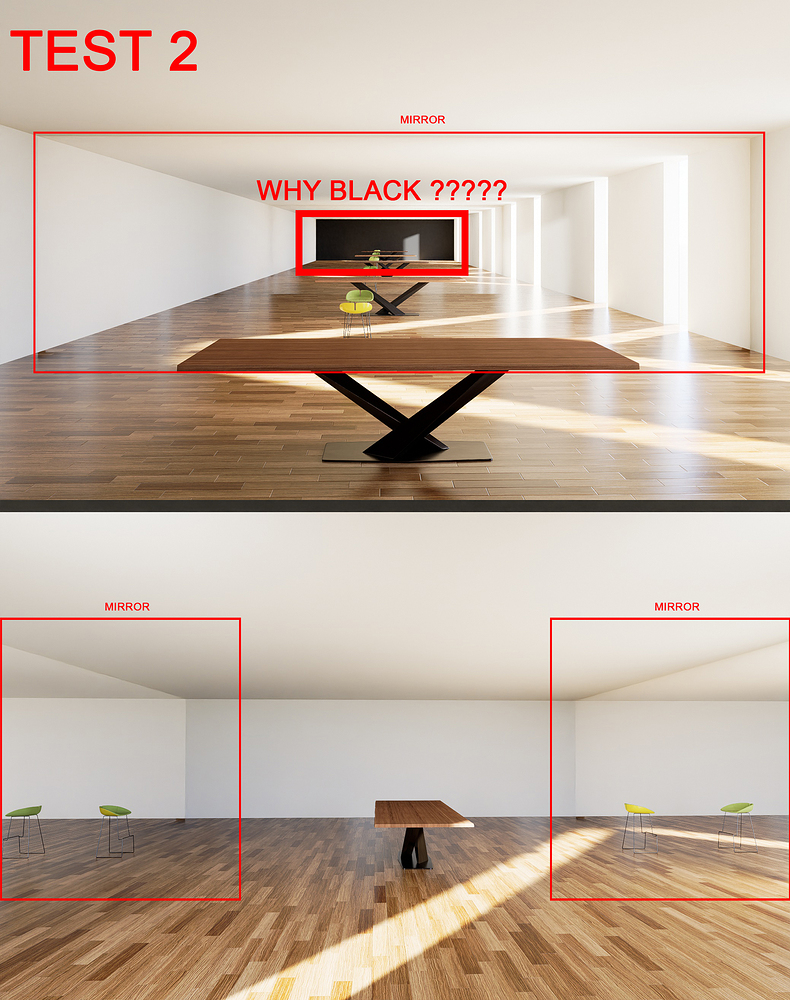 Problem whit mirror material and reflections - How to - D5 RENDER FORUM