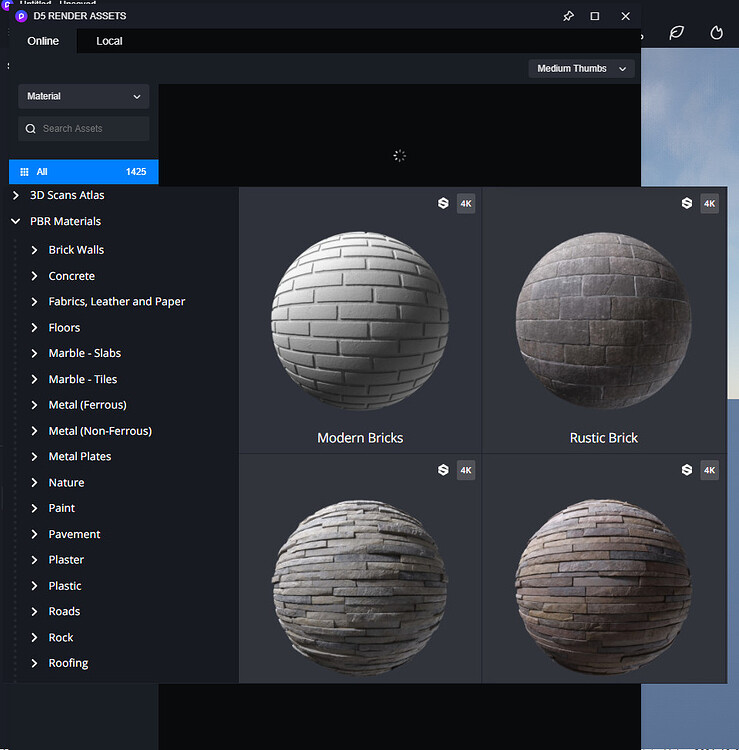 Creating in the program menu 5D render loading of free textures - Ideas ...