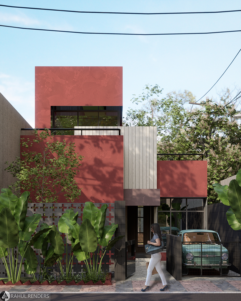 Pigmented Concrete House - Gallery - D5 RENDER FORUM
