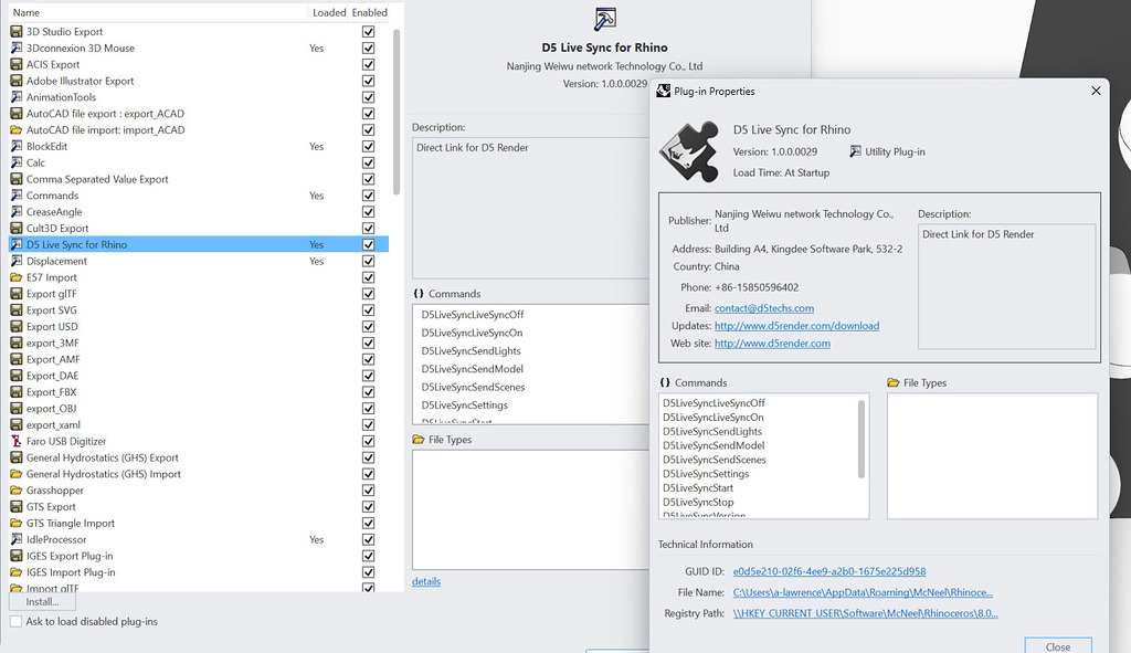How to open Rhino livesync toolbar? - Rhino - D5 RENDER FORUM