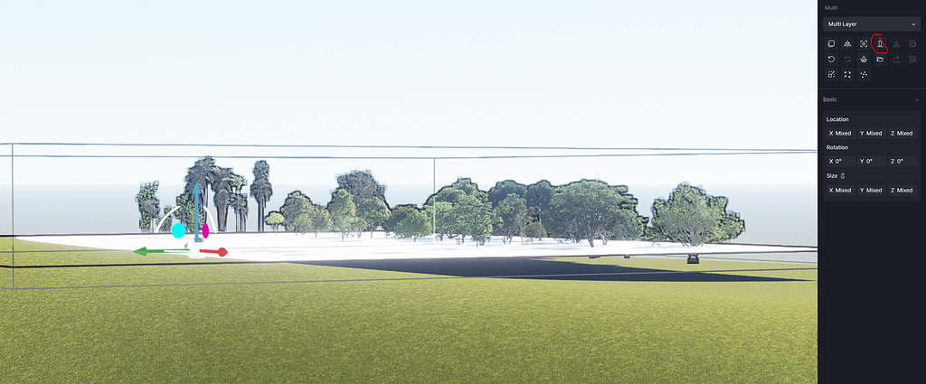 Assets (trees) sit ON terrain/geometry - How to - D5 RENDER FORUM