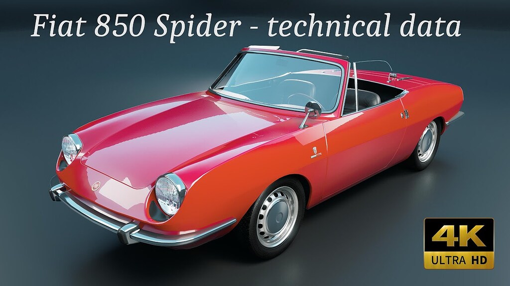 Fiat 850 Spider - Gallery - D5 RENDER FORUM