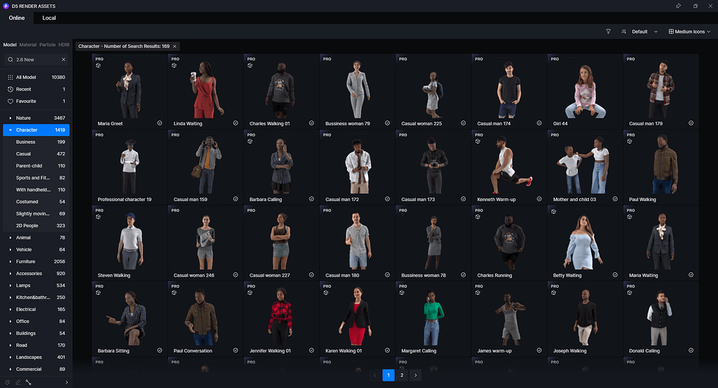 267 New Assets Now Available in D5 Render 2.6: New Characters ...