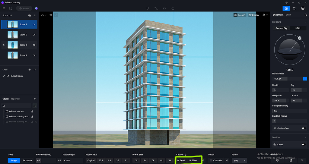 Image render size getting changed - Get Help - D5 RENDER FORUM