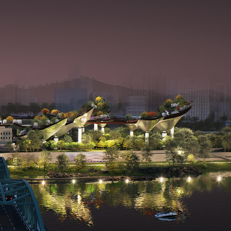 [D5 Render Study] Heatherwick studio, Sound Scape / Nodeul Art Island ...