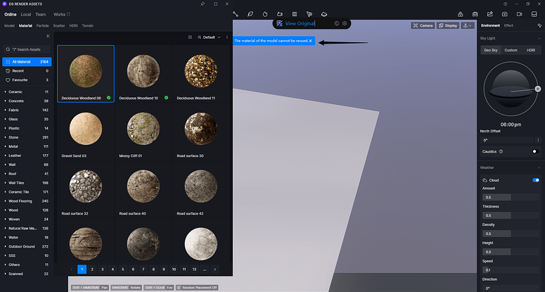 The material error - Get Help - D5 RENDER FORUM