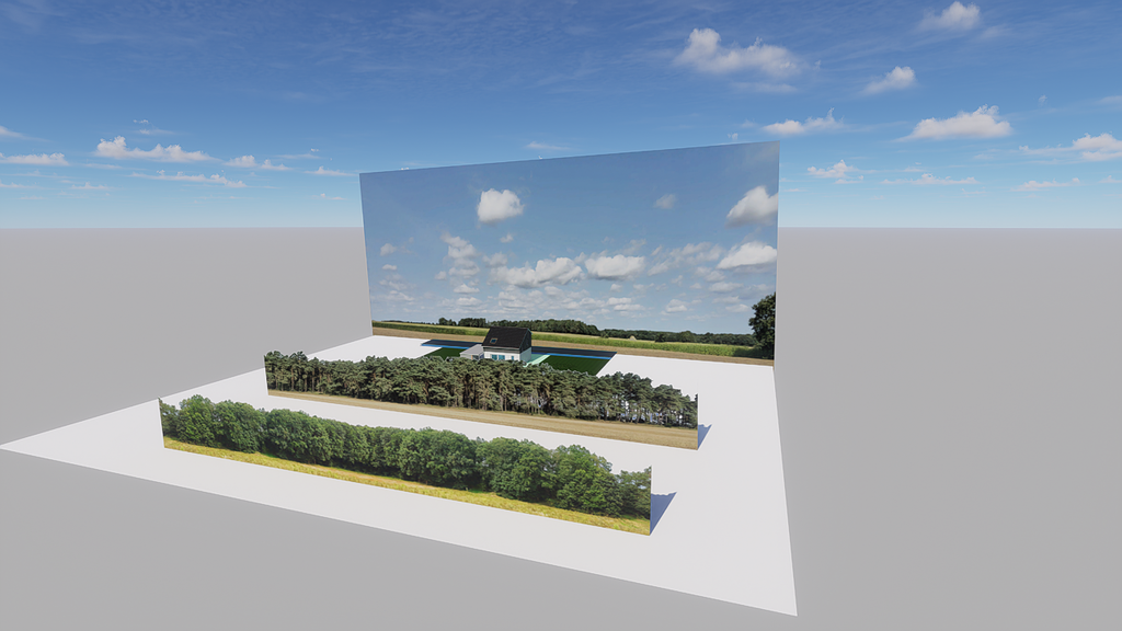 Rows of trees and sky for the background - Assets Sharing - D5 RENDER FORUM