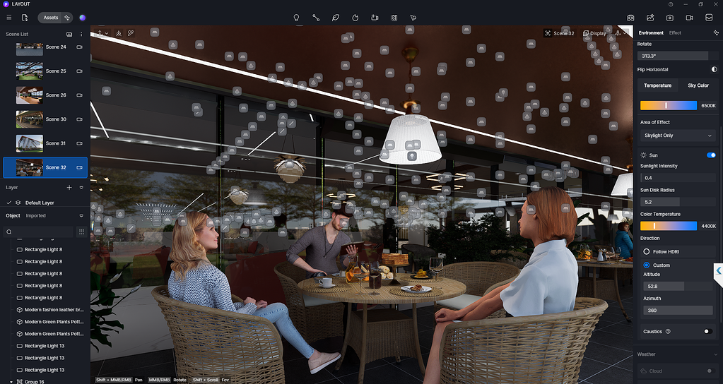 Issue with Lights visibility problem in D5 Software - Tech Support - D5 RENDER FORUM