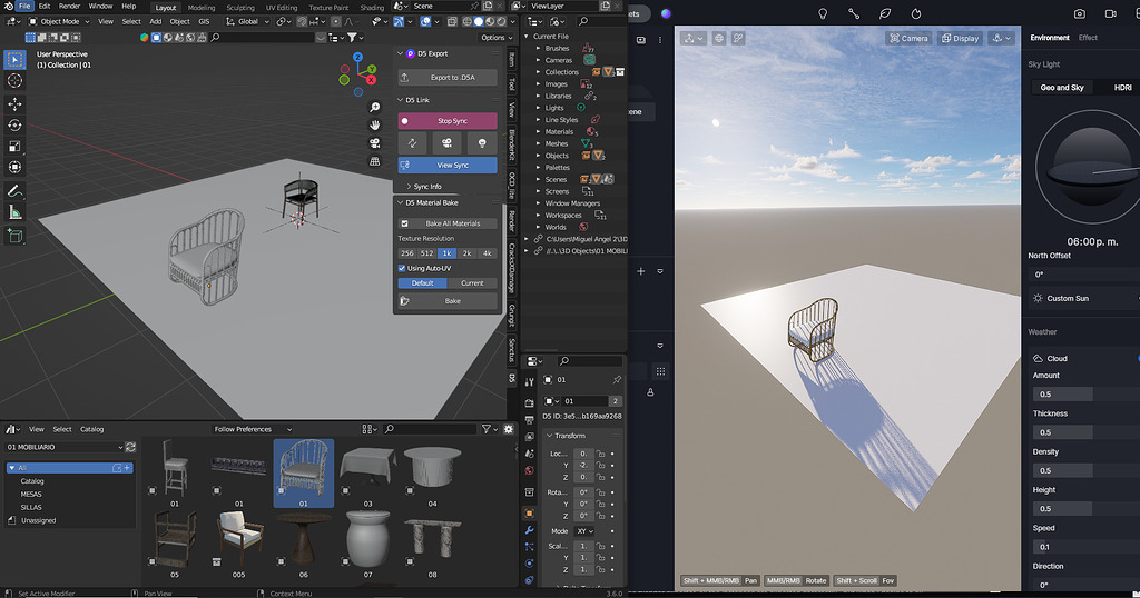 Blender SYNC not working with linked objects - Workflow - D5 RENDER FORUM