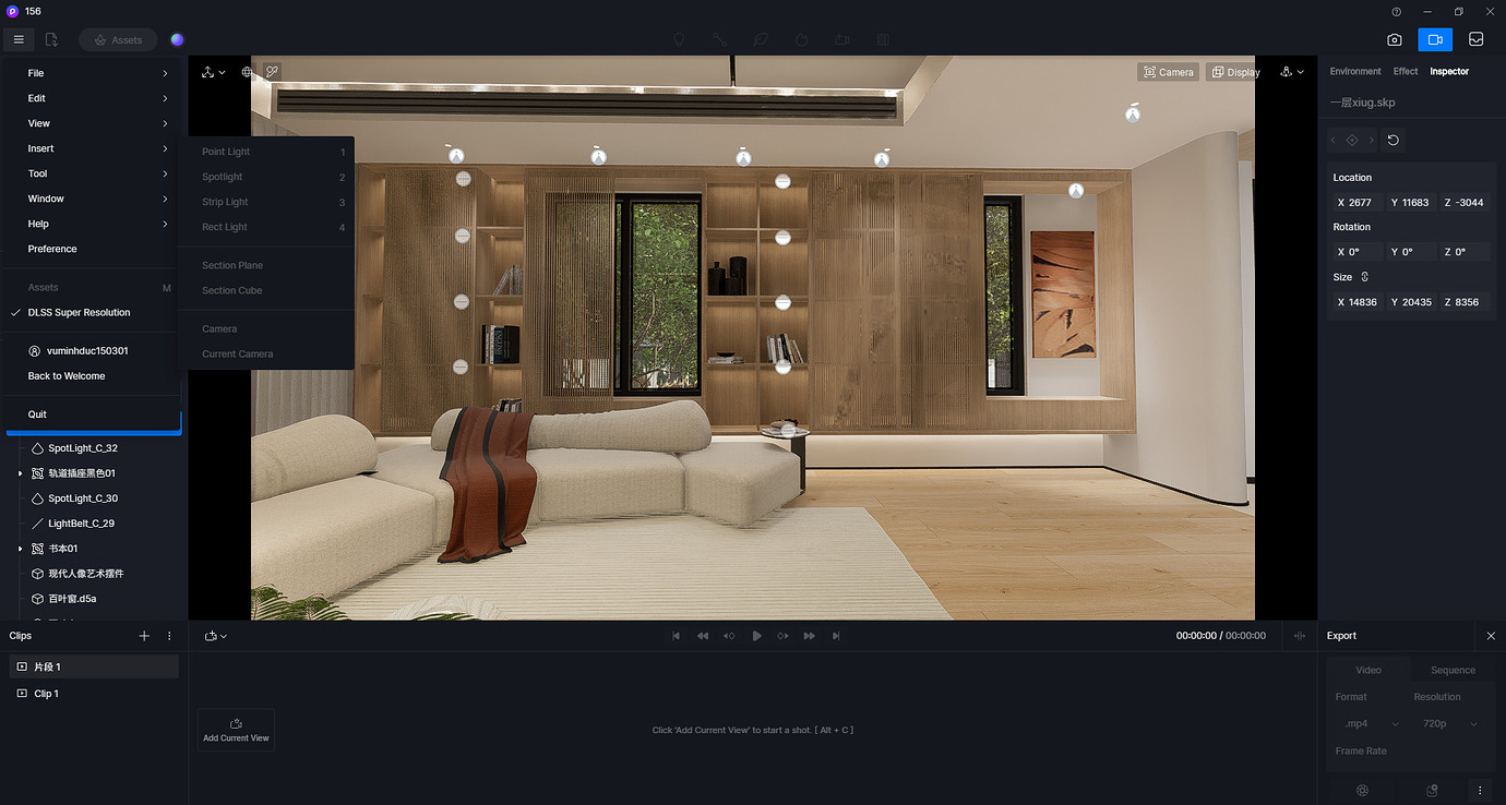 [Scene Express Vol.156] Free D5 Render Scene | Scandinavian style living room - Scene Express ...