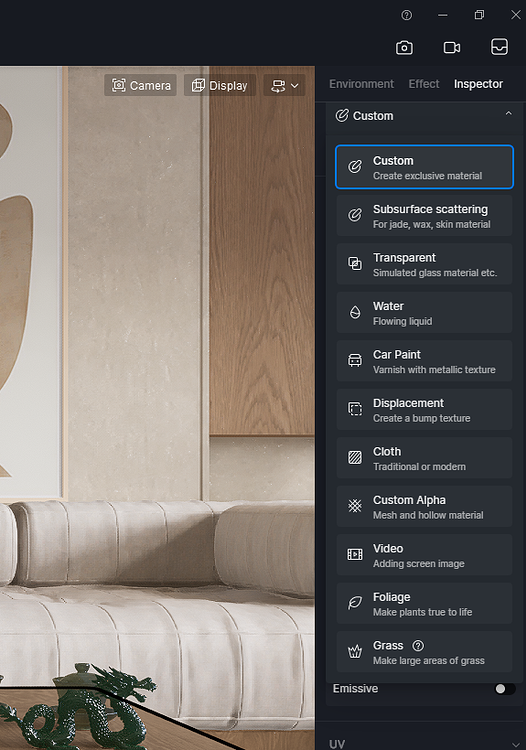 Hide / invisible textures - Ideas & Requests - D5 RENDER FORUM