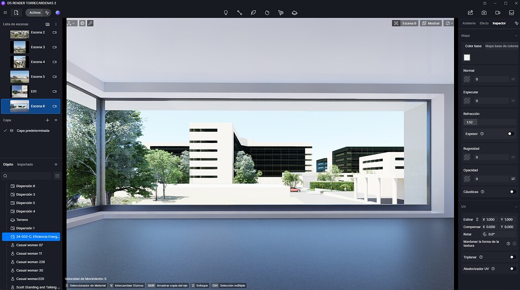 Error in reflection (dark) through another glass - Get Help - D5 RENDER FORUM