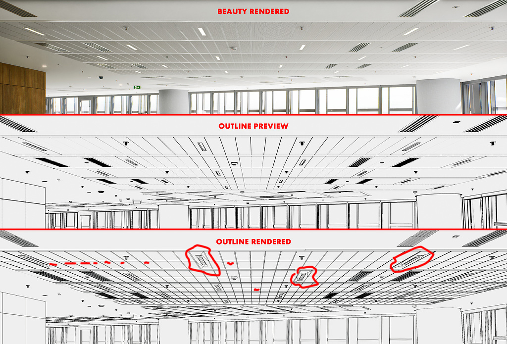 Outline rendering discrepency - Tech Support - D5 RENDER FORUM