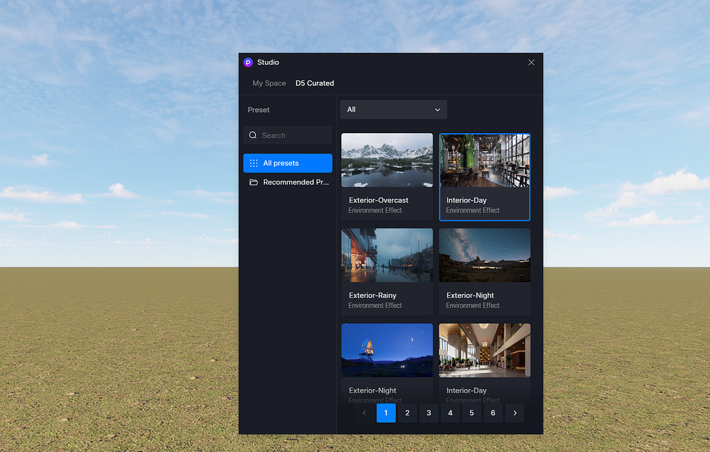 D5 Curated Presets Cannot Be Applied To The Model Get Help D5