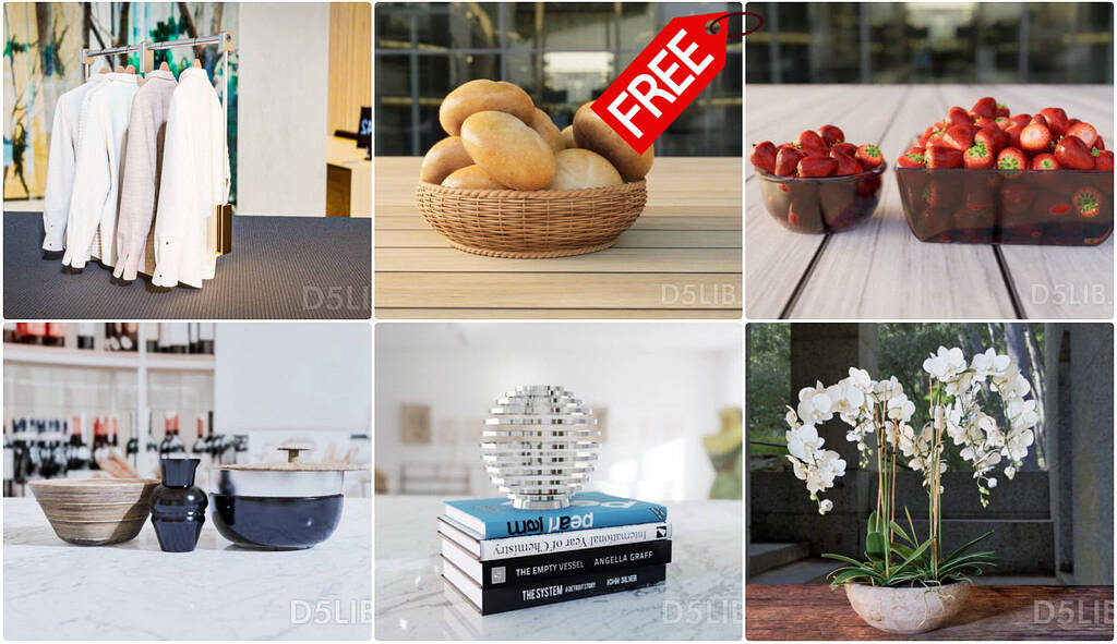 Free D5 Models 02 Download - D5 Asset Library - D5 RENDER FORUM