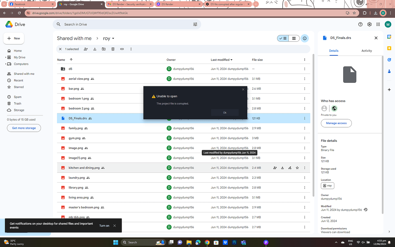 Fixing Corrupted File Project - Get Help - D5 RENDER FORUM