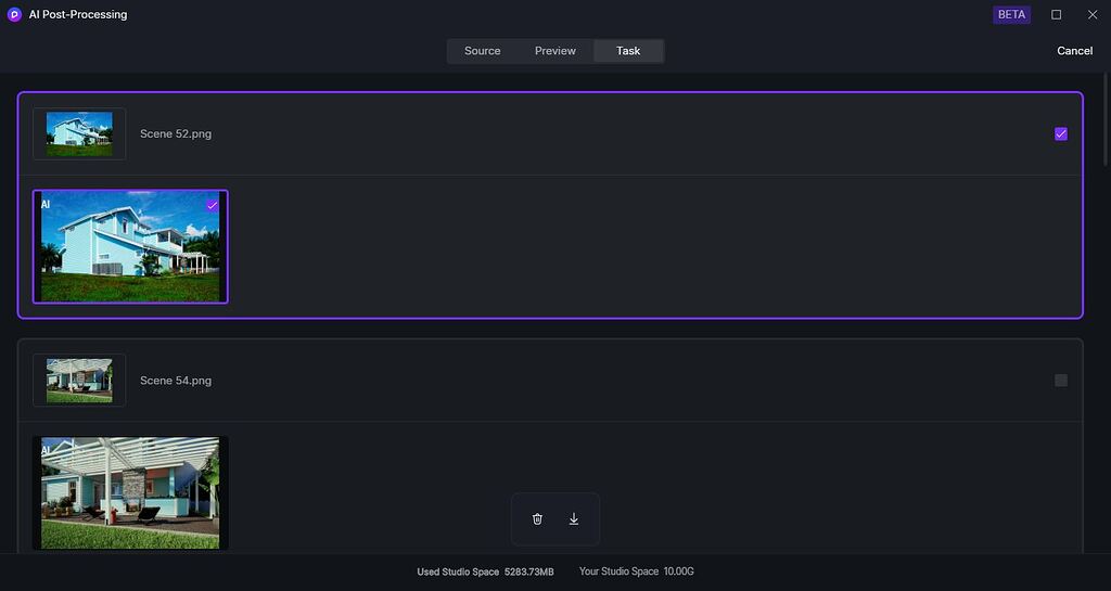 Delete Files in AI-Post Processing - How to - D5 RENDER FORUM