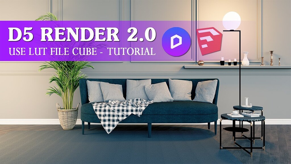D5 Render 2.0 - Use Lut File Cube Tutorial - How to - D5 RENDER FORUM