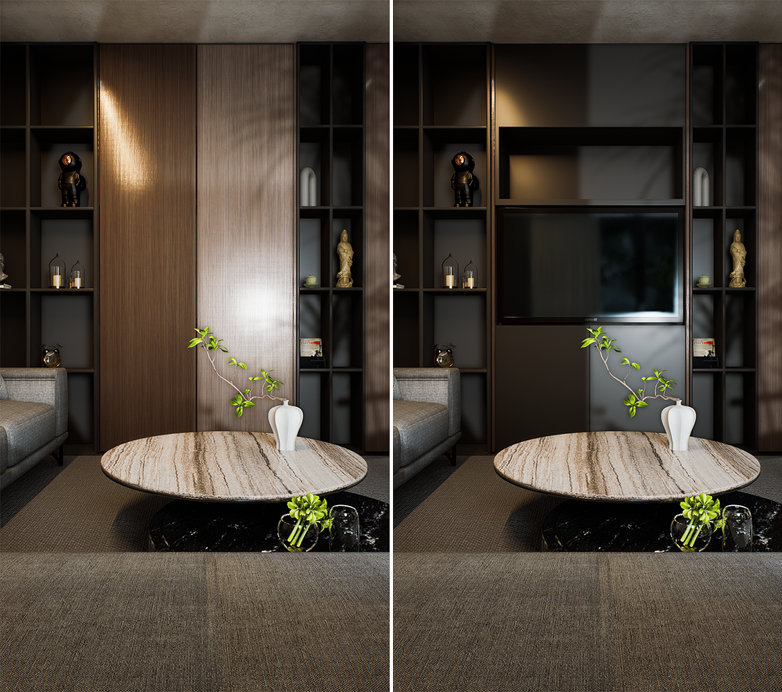 Livingroom - interior design - grados house - Gallery - D5 RENDER FORUM