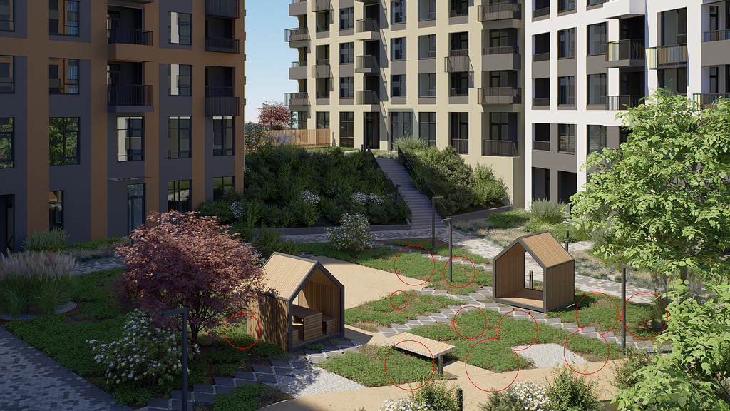 Blurry artifact zones on final render - Get Help - D5 RENDER FORUM