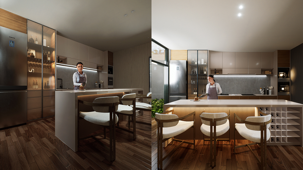 Kitchen Design - interior design - grados house - Gallery - D5 RENDER FORUM