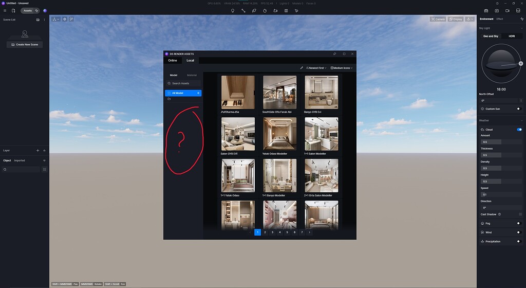 My Material and Model Library Categories Are Not Working - D5 2.7 - Get ...